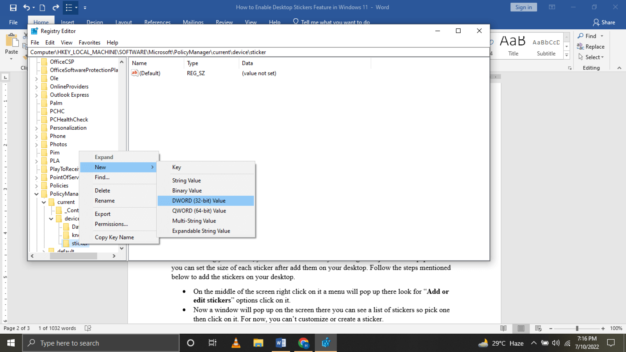 Enable Desktop Stickers in Windows 11: Easy Steps - PCVenus