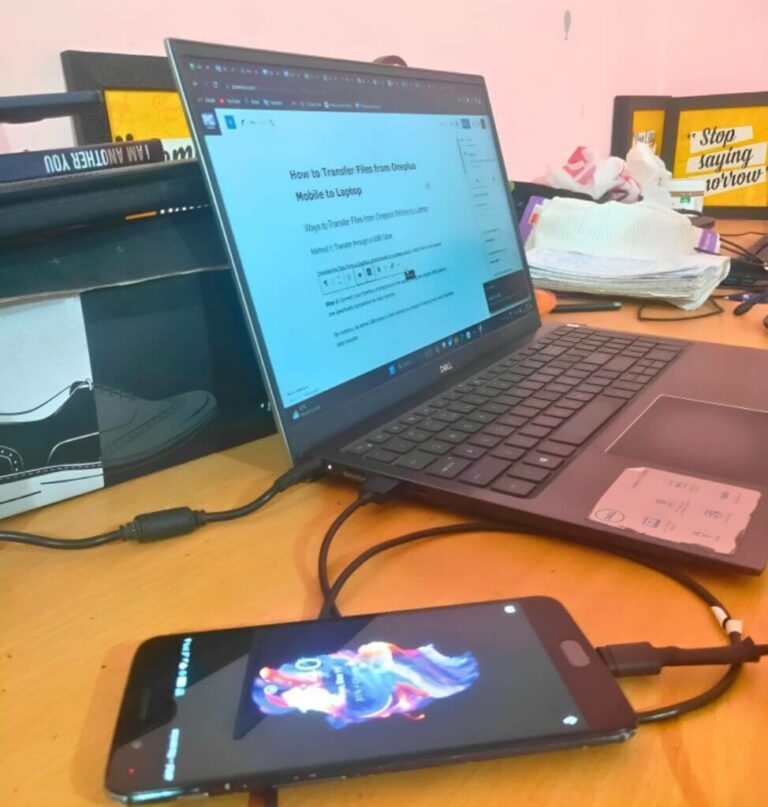How to Transfer Files from Oneplus Mobile to Laptop (With Screenshots ...