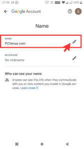 How to Change Your Gmail Name on Any Device (Screenshots) - PCVenus