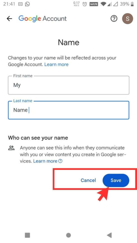 How to Change Your Gmail Name on Any Device (Screenshots) - PCVenus