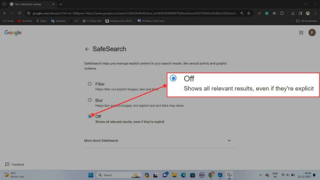 How to Turn Off Google SafeSearch: Easy Steps - PCVenus