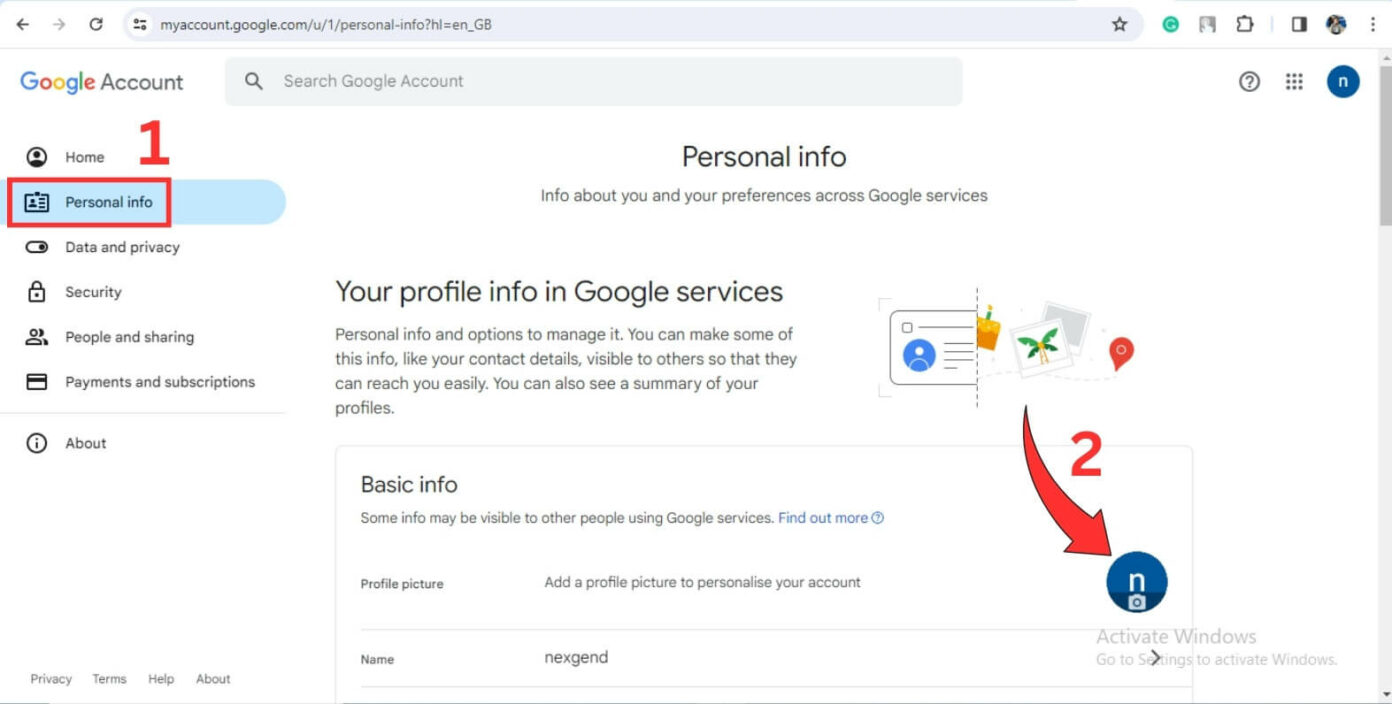 How to Add a Picture to Gmail Profile - PCVenus